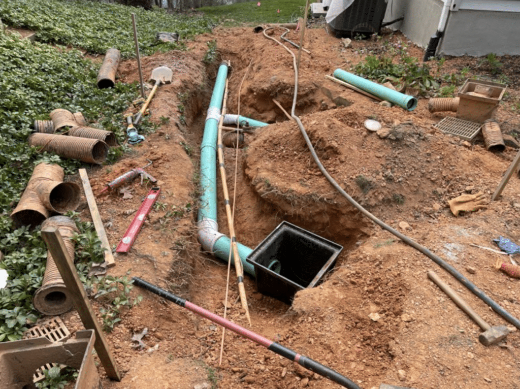 Drainage Improvement Solutions - Reynolds Contracting Virginia