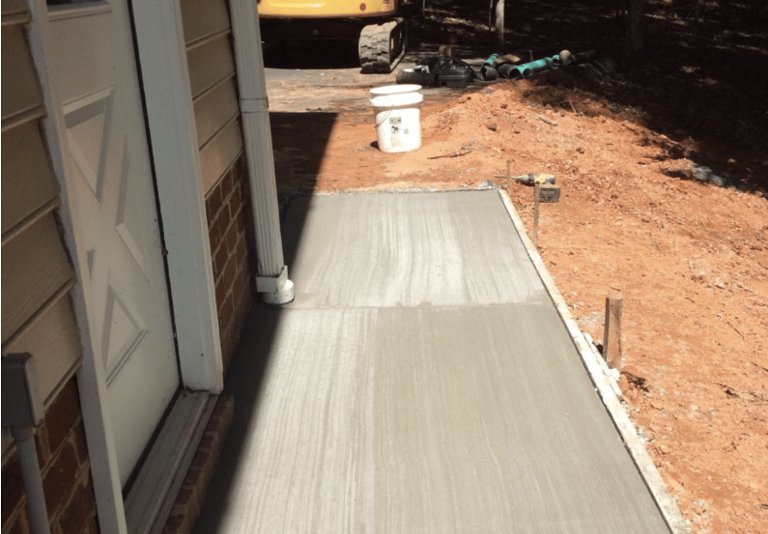 Channel Drain Installation - Reynolds Contracting Virginia
