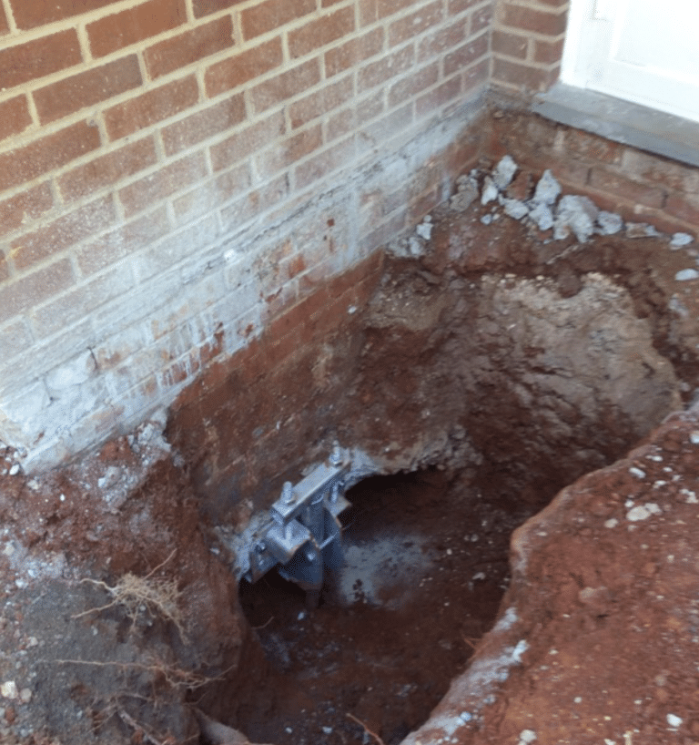 Foundation Repair with Helical Piles - Reynolds Contracting Virginia